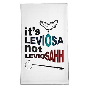TOOLOUD It's Leviosa not LeviosAHH Flour Sack Dish Towel