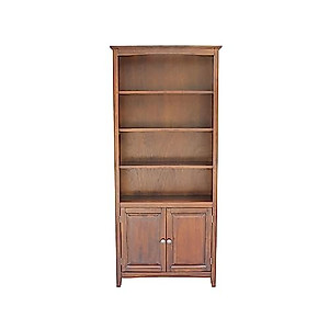 International Concepts Sydney Winslow Sofa Upholstery: Deep Red, Frame Finish: Aged Cherry