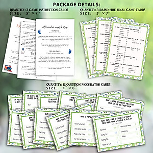 Baby Shower Friendly Feud Quiz, Family Feud Quiz, Baby Shower Game Night, Baby Shower Group Game, Mother to Be Party Game, Green Version-01