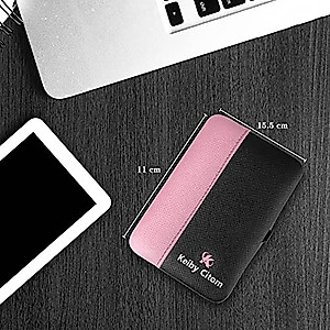 Manicure Set Professional Nail Clippers Kit Pedicure Care Tools- Stainless Steel Grooming Kit 18Pcs for Travel or Home (Black/Pink)