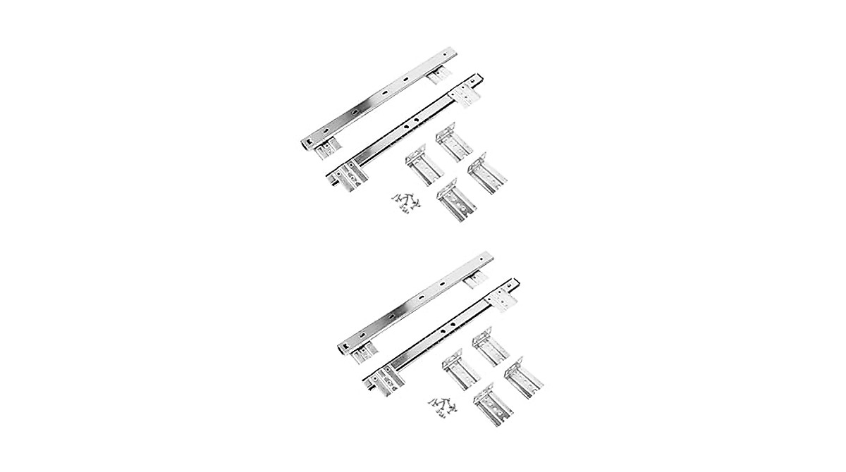 OSALADI Desk Drawer Slides - Smooth Ball Bearings