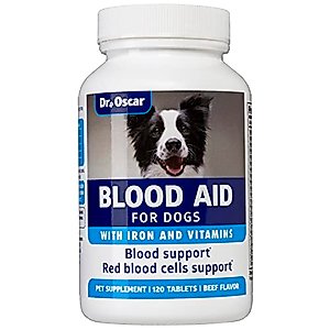 3in1 Blood Aid, Immunity & Energy for Dogs, Iron Supplement for Dogs, Helps Maintain Blood Health, Normal Red Blood Cells Levels & Normal Clothing Function, Iron for Dogs, Dog Iron Supplement