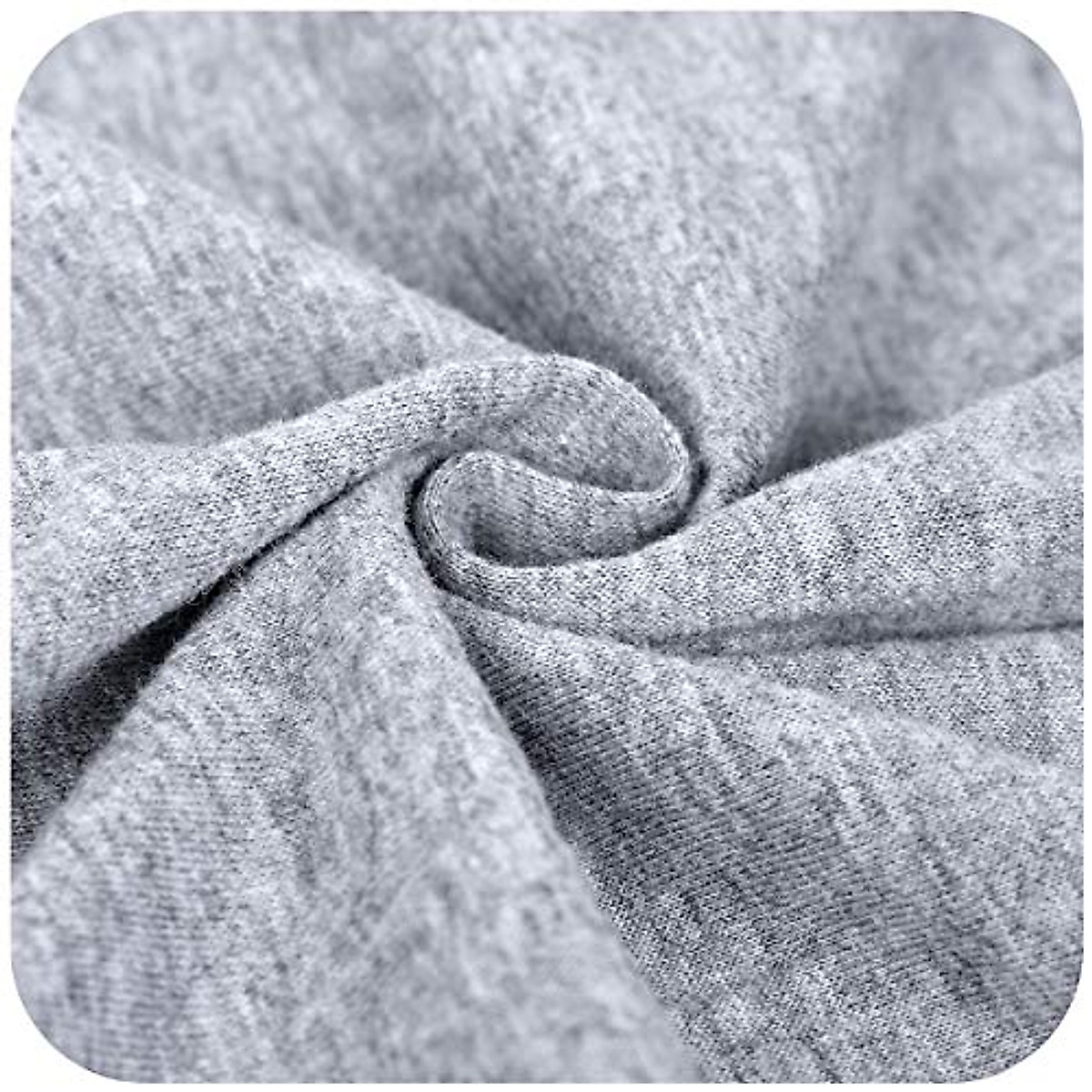 Pharmedoc Pregnancy Pillow Replacement Jersey Cover (Cover Only) for C Shaped Full Body Pillow - Body Pillow Cover Only - Grey