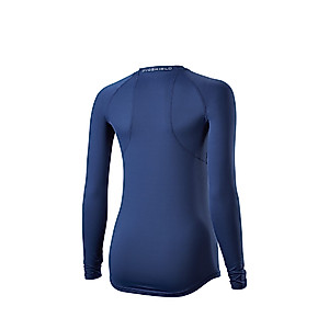 EvoShield Women's Standard Long Sleeve, Navy, Medium