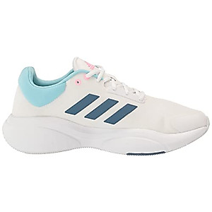 adidas Women's Response Running Shoe, FTWR White/Altered Blue/Beam Pink, 8