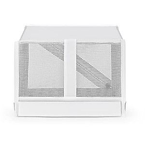 Whitmor White Mesh Shoe Boxes-Set of 4
