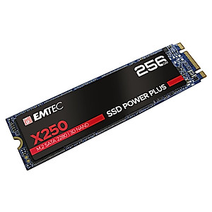 Emtec X250 Power Plus M.2 SATA SSD (256GB)