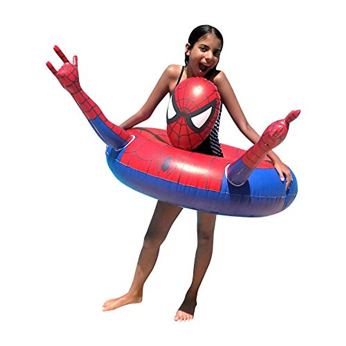 Pool Float Super Heroes Tube Pool Inflatable Water Toys Fun Summer Gift