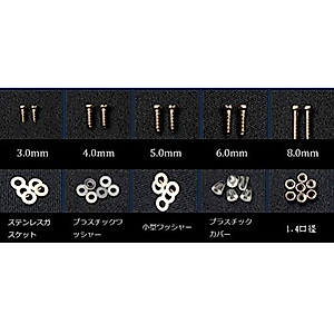 FASHIONROAD Eyeglasses Repair Kit, 10 Pairs Screws Nose Pads, Tiny Screws with Micro Screwdriver Tweezer for Glasses,Sunglasses, Watch Repair