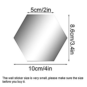 32 Pieces Removable Acrylic Mirror Wall Sticker Decal Home Decoration (Style 2)