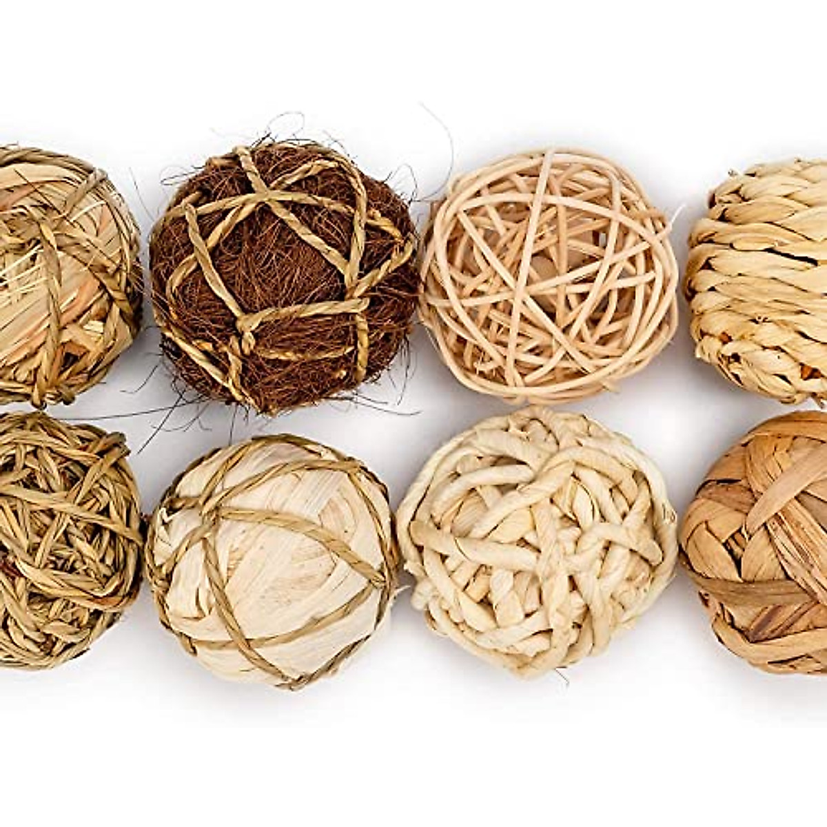 andwe Small Animals Play & Activity Balls Rolling Chew Toys for Rabbits Guinea Pigs Chinchilla