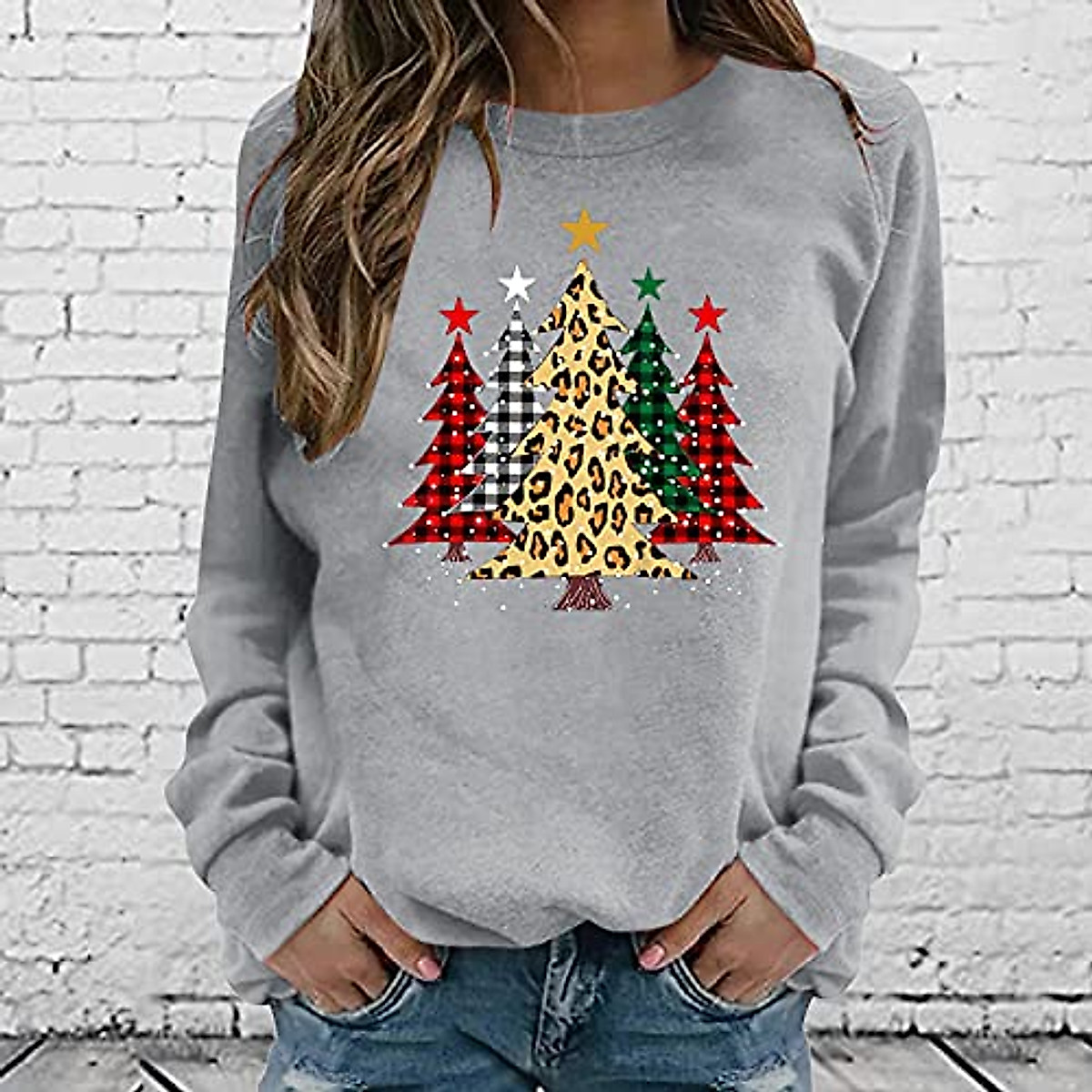 Hoodies for Women Plus Size, Halloween Skeleton Loose Ladies Tops and Blouses 3/4 Sleeve Maternity Long Sleeve Crew Neck Athletic Jackets Lightweight Hoodies for Women Red