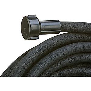 Swan Products MGSPAK38100CC Miracle-GRO Soaker System Customizable Hose with Push on Fittings, 100' x 3/8", Black