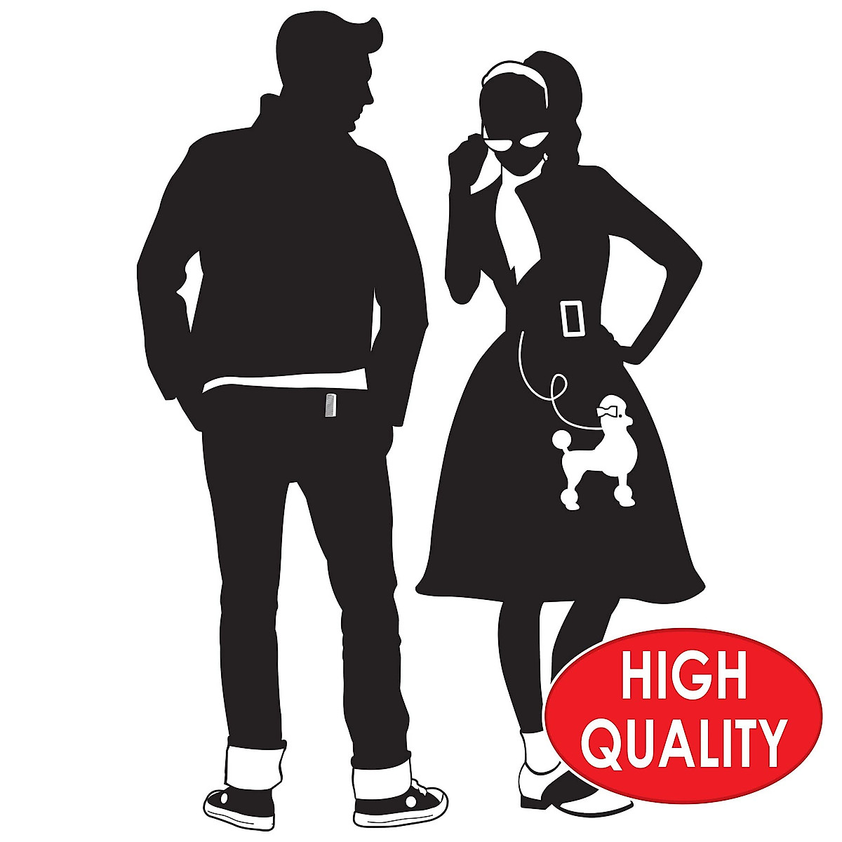 Beistle 50's Dancing Silhouettes