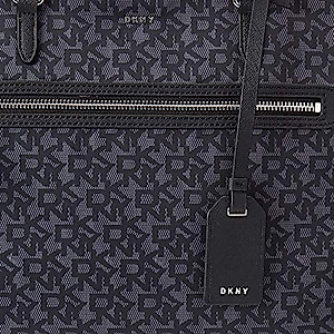 DKNY Casey Large Logo Tote Black Logo One Size