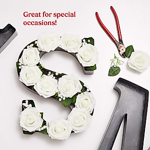 Wine Cork Holder - Metal Monogram Letter (C), Brushed Metal, Large | Wine Lover Gifts, Housewarming, Engagement & Bridal Shower Gifts | Personalized Wall Art | Home Décor