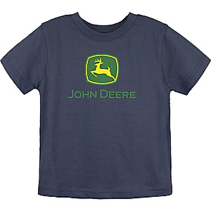 John Deere Little Kids Boys Trademark Short Sleeve Tee, Green, 5