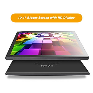 CWOWDEFU Tablet 10 inch with Case Android Tabletas 32GB Touchscreen Tablets 10.1 Inch Ax WiFi 6 Tablet PC (Black)