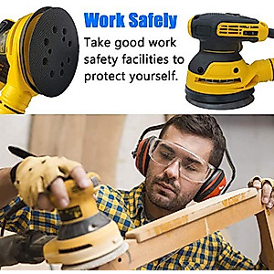 5 Inch 8 Hole Replacement Sander Pad for DeWalt Sander - 5" Hook & Loop Sanding Backing Pad for DW420/K, DW421/K, DW423/K, DW426/K, D26453/K, D26451 Orbital Sander