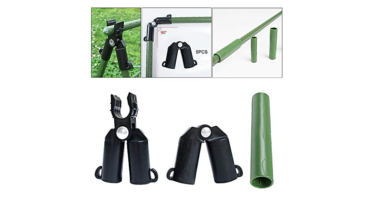 70-Piece Adjustable Plant Trellis Connectors for Garden Support