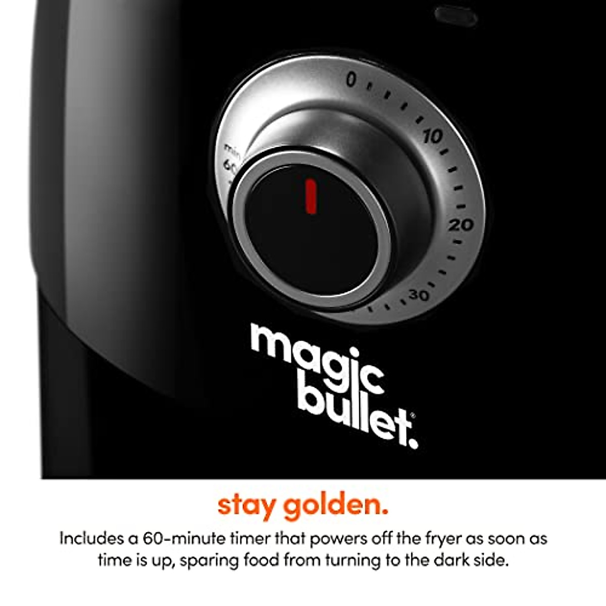 Magic Bullet MBA50100 Air Fryer, Black, 2.5 Quarts