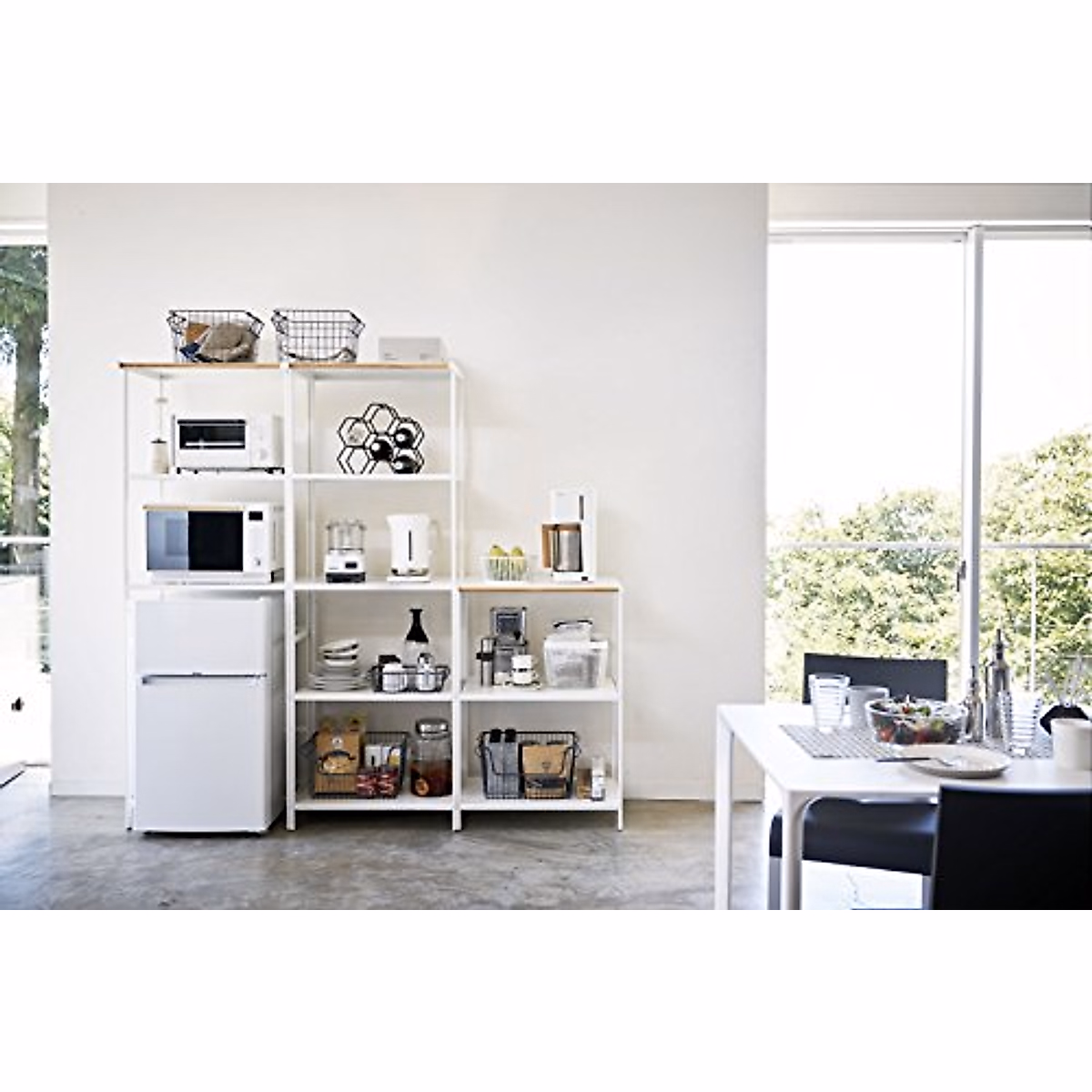 Yamazaki Home Tower 3-Tiered Storage Rack – Kitchen Shelf Organizer.