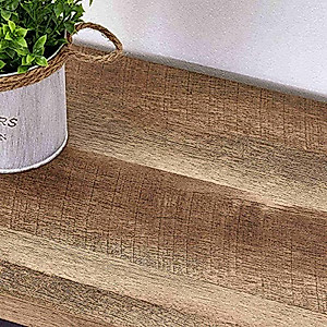 FATORRI 6 Cube Storage Organizer Bookshelf and 8 Cube Storage Organizer (Rustic Oak)