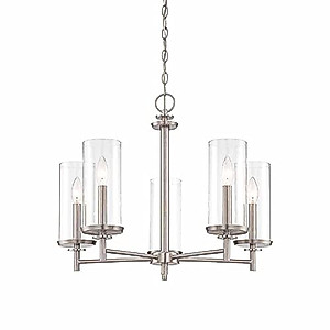 Hampton Bay 5-Light Brushed Nickel Finish Interior Chandelier