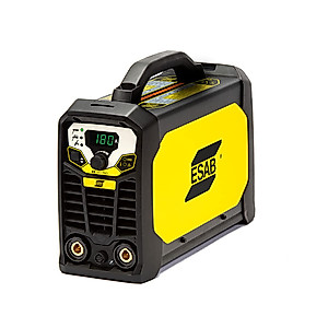 ESAB 0700500070 MINIARC Rogue ES 180i Stick Welding System, Dual Voltage Input, Adjustable Hot Start/Arc Force, Stick 6010 Mode, Power Factor Control, Electrodes up to 5/32", IP23S Designed