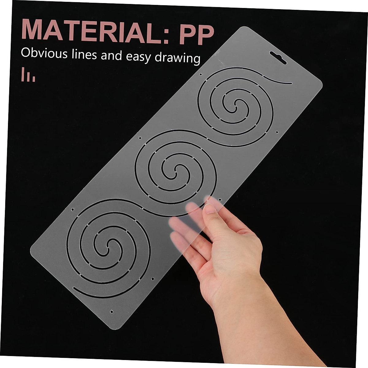 TEHAUX Quilting Stencils Grid Patchwork Quilting Tools Stencils for Quilting Patchwork Tool Quilting Quilting Stencil Ruler Sewing Template Ruler