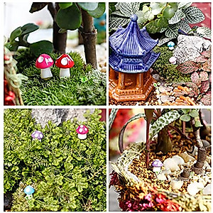 HYG Miniature Fairy Garden Accessories, Including Fairy Garden Animals, Mini Garden Houses and DIY Fairy Garden