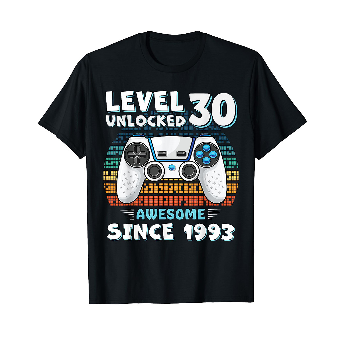 30 Birthday Decorations Gamer Men Video 1993 30th Birthday T-Shirt