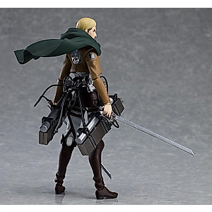 Max Factory Attack on Titan: Erwin Smith Figma Action Figure, Multicolor