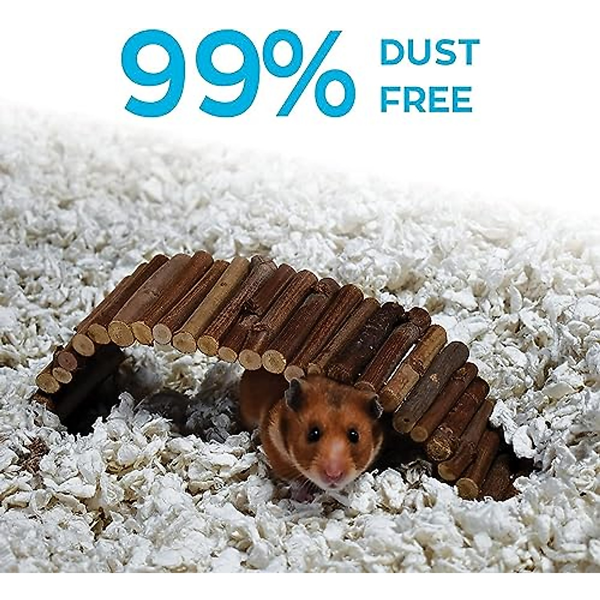 carefresh 99% Dust-Free White Natural Paper Small Pet Bedding with Odor Control, 23 L