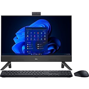 Dell Inspiron 5415 All in One - 23.8-inch FHD (1920 x 1080) Touchscreen, AMD Ryzen 5 7530U (Up to 4.5GHz), 16GB DDR4 RAM, 512GB SSD, AMD Radeon Graphics, Windows 11 Home - Black