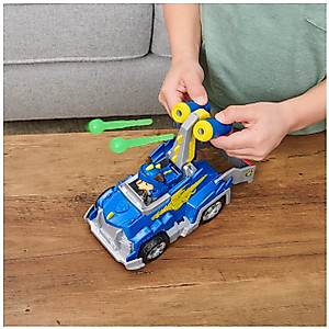 Paw Patrol, Rescue Knights Chase Transforming Toy Car with Collectible Action Figure, Kids Toys for Ages 3 and up