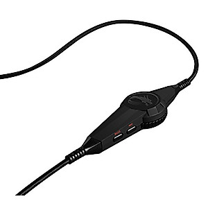 MSI DS502 Gaming Headset, Enhanced Virtual 7.1 Surround Sound, Ergonimic Design, Omnidirectional Microphone, Intelligent Vibration System, Red LED Lighting, PC/Mac