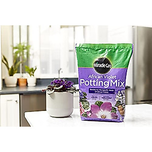 Miracle-Gro African Violet Potting Mix, 8qt, 2-Pack