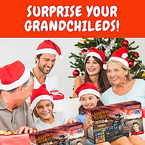 WISHKY TOYS STEM 12-in-1 Solar Robot Toys, Building Science Educational Experiment Kit for Kids Aged 8-12 | 190 Pcs Robotics kit for Kids, Young Engineer Gift for Boys Girls Aged 8-12 & Up