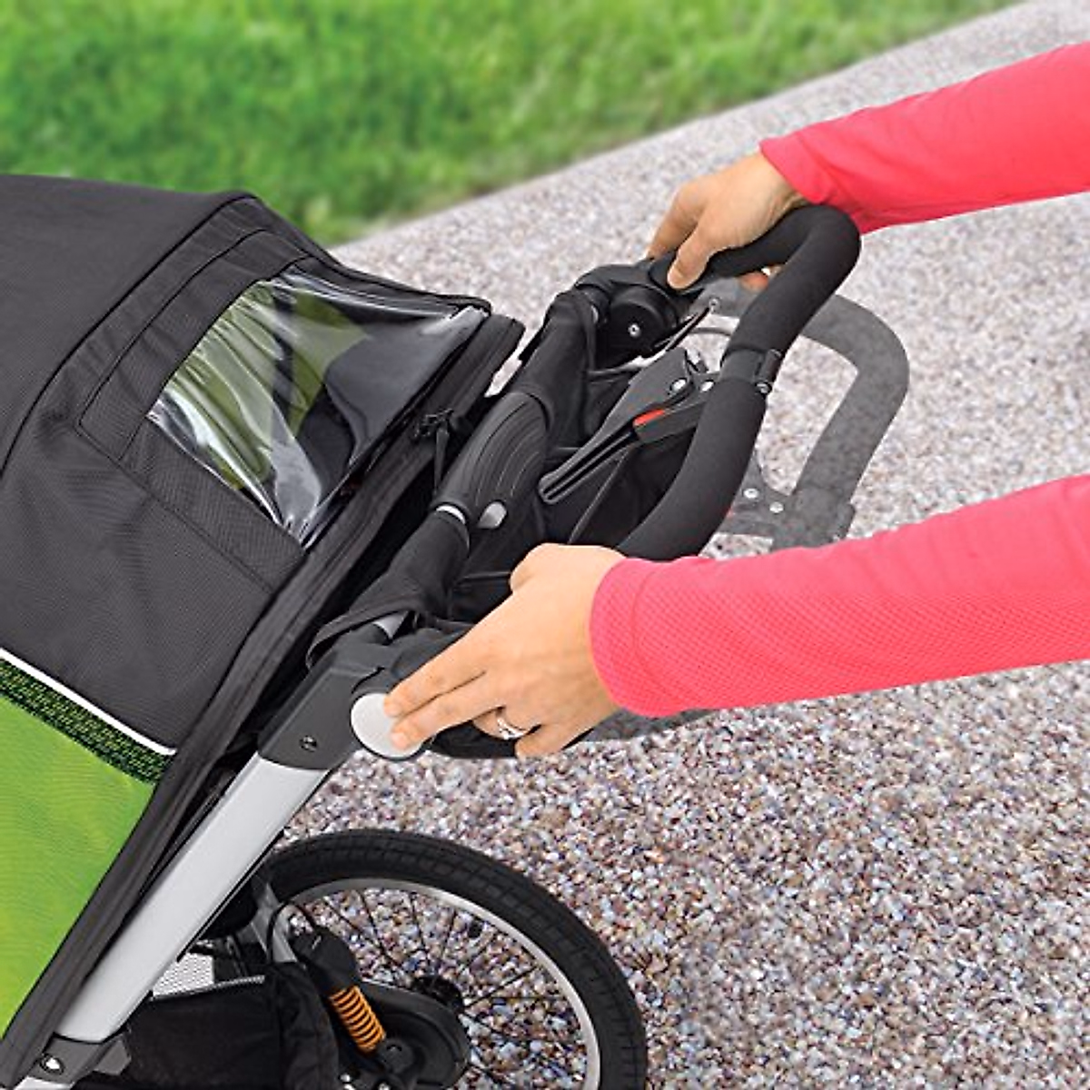 Chicco TRE Jogging Stroller - Titan | Black/Grey
