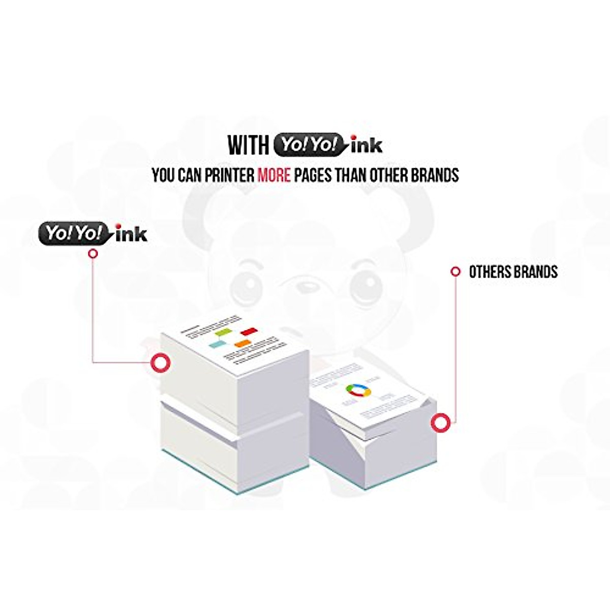 YoYoink Remanufactured Ink Cartridge Replacement for HP 901XL 901 XL High Yield (1 Black, 1 Color; 2 Pack) for Printer HP Officejet 4500 J4680 J4550 J4580