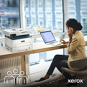 Xerox B235 Multifunction Printer, Print/Scan/Copy/Fax, Black and White Laser, Wireless, All in One (Renewed)