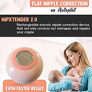 Cradle Plus Inverted Nipple Corrector -Rechargeable Nipple Suckers for Women | Suction Device | Electric Nipple Corrector for Inverted, Flat and Shy Nipples | Nipple everter, Nipple Suction Cups