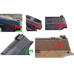 Ade Advanced Optics Crusader RD3-009 Red Dot Reflex Sight + Optic Mounting Plate for Sig Sauer P365XL/P365X Handgun