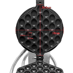 Bubble Waffle Maker, Commercial Waffle Maker, Electric Egg Cake Machine, Nonstick Electric Waffle Maker Machine, 30PCS Electric Egg Cake Machine, Temperature 50-250℃