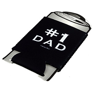 Funny Guy Mugs #1 Dad Collapsible Neoprene Can Coolie - Drink Cooler