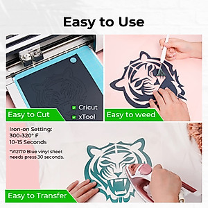 Multi-Style HTV with Tools Kit + Glitter HTV Vinyl Bundle