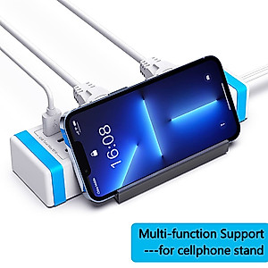 Mostrust 3-Outlet Power Strip, White, 5 Feet