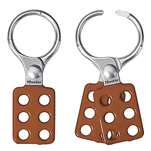 Master Lock 417 Lockout Tagout Safety Hasp,Red