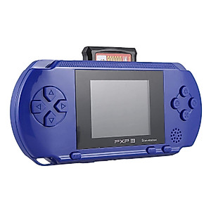 Tiamu 3 Inch 16 Bit Pxp3 Handheld Game Player Retro Video Game Console 150 Games Gaming Players Console(Blue) 187580A2